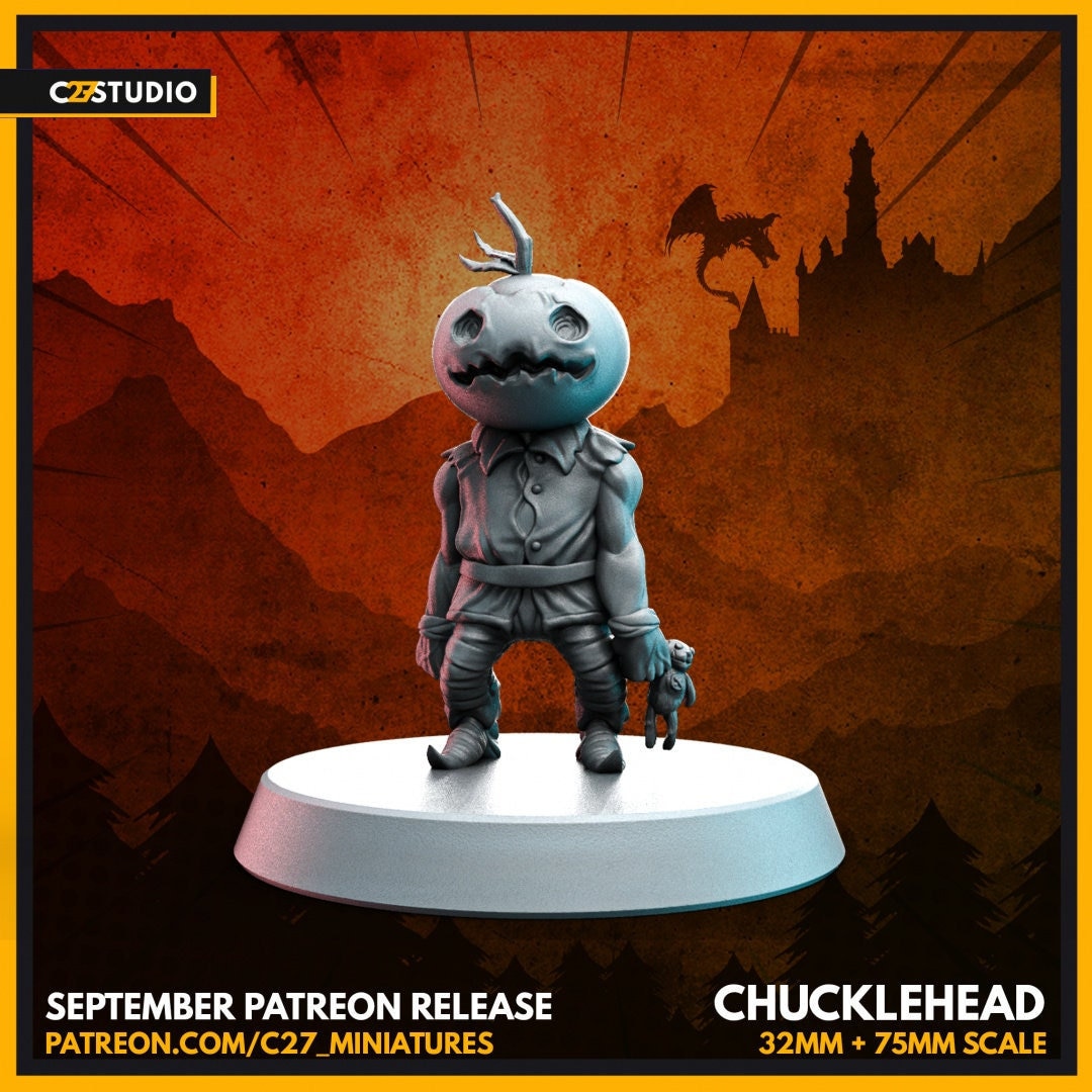 Chucklehead by C27 Miniatures & Terrain for Dnd, Pathfinder, Frostgrave ...