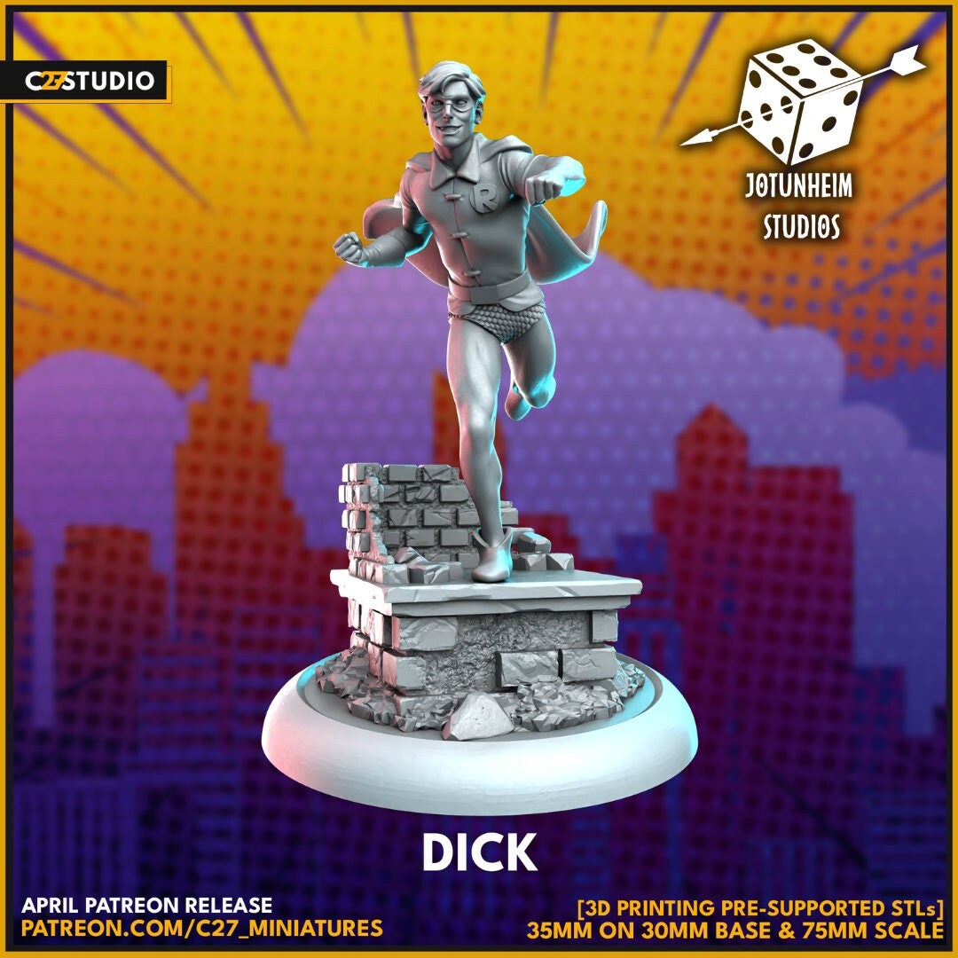 Kid Wonder by C27 Miniatures Compatible With Marvel Crisis - Etsy