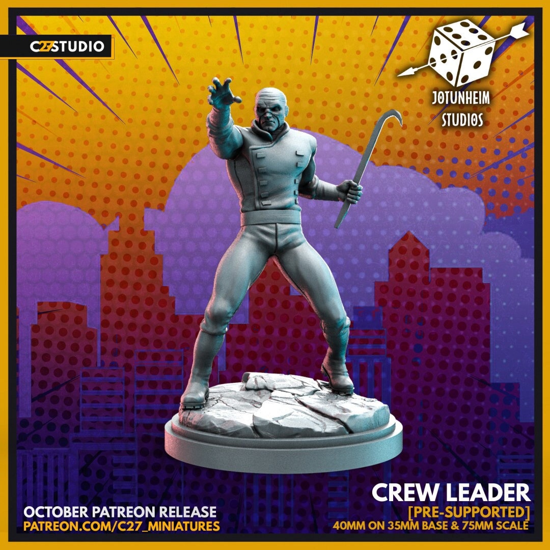 Crew Leader by C27 Miniatures for Marvel Crisis Protocol - Etsy