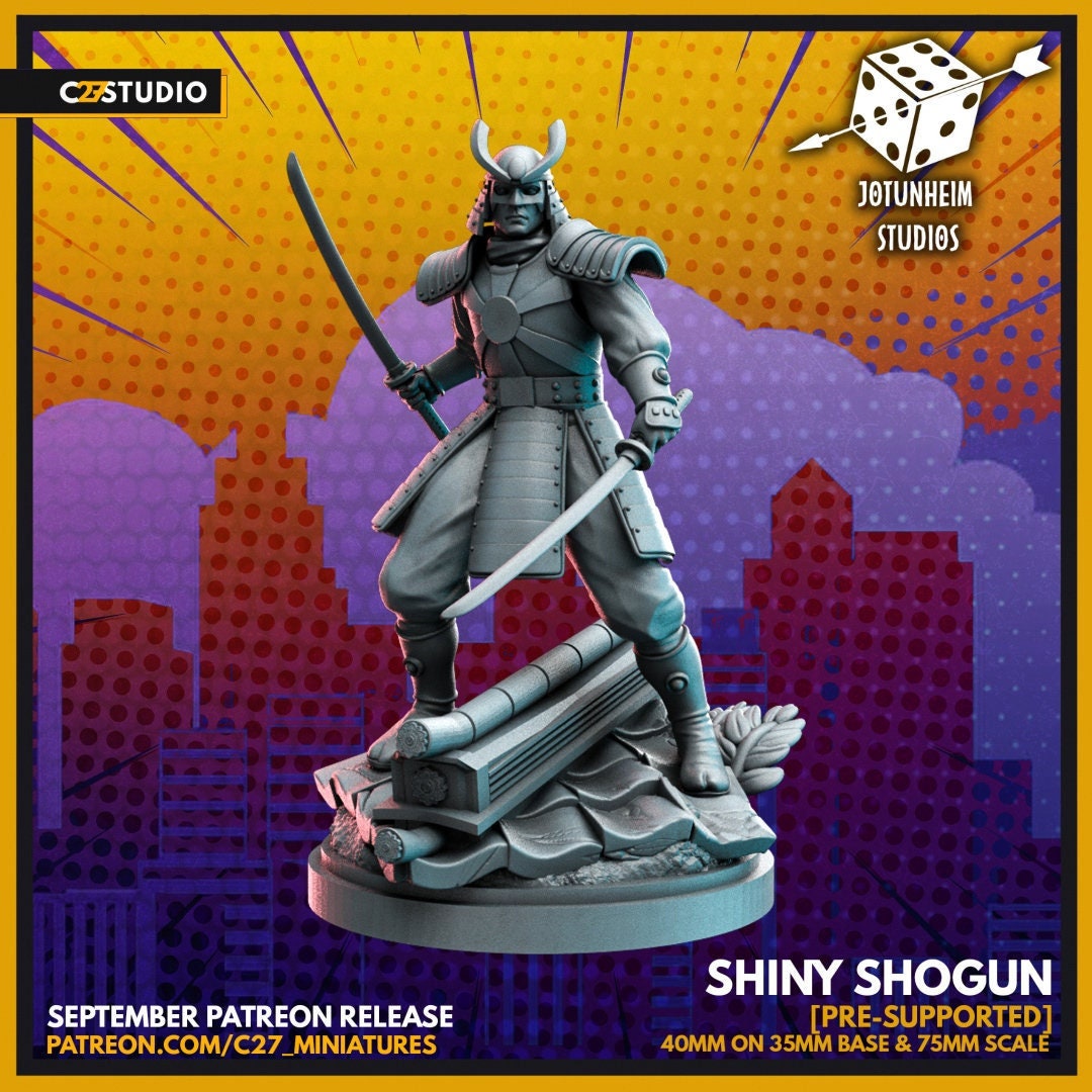 Shiny Shogun by C27 Miniatures for Marvel Crisis Protocol - Etsy