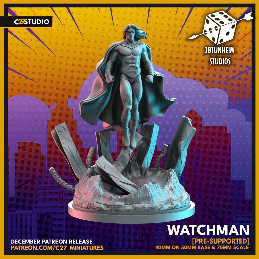 The Watchman by C27 Miniatures - for Marvel Crisis Protocol - Etsy
