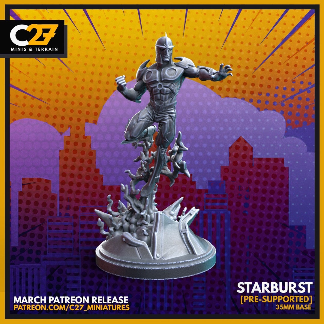 Starburst by C27 Miniatures - for Marvel Crisis Protocol - Etsy
