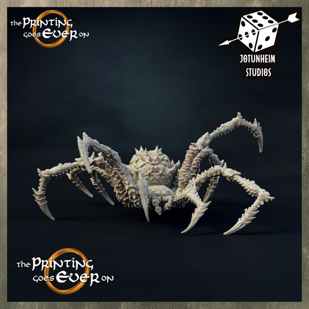 Spider Large A by the Printing Goes Ever On - Etsy