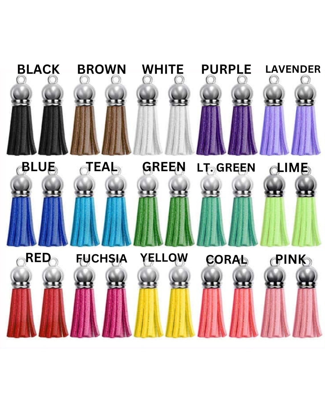 Personalized Name Tassel Keychain, Diaper Bag Tag, Backpack Tag, Purse ...