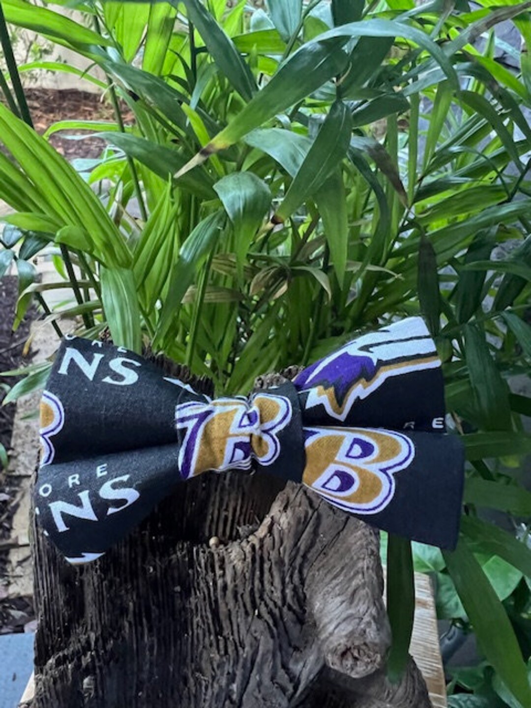 Baltimore Ravens Dog Bow Tie - Etsy