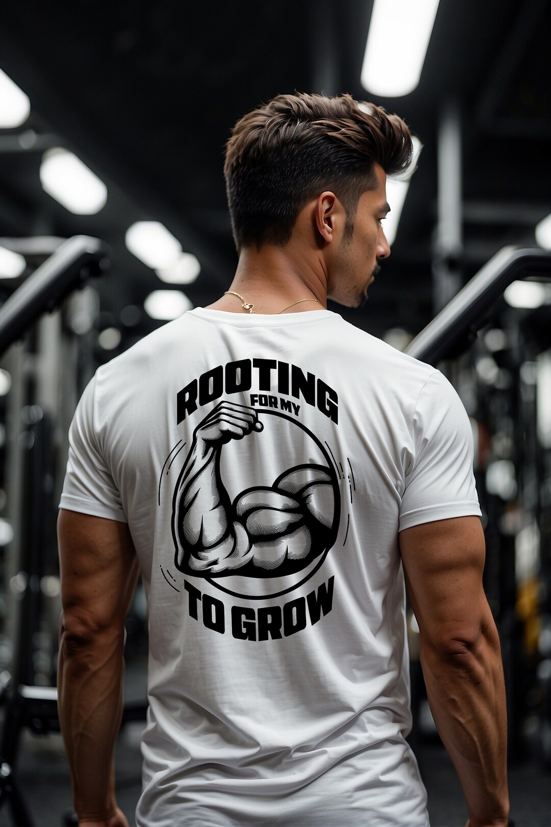 Rooting for My Bicep to Grow Unisex Crewneck Workout Shirt | Ideal Pump ...