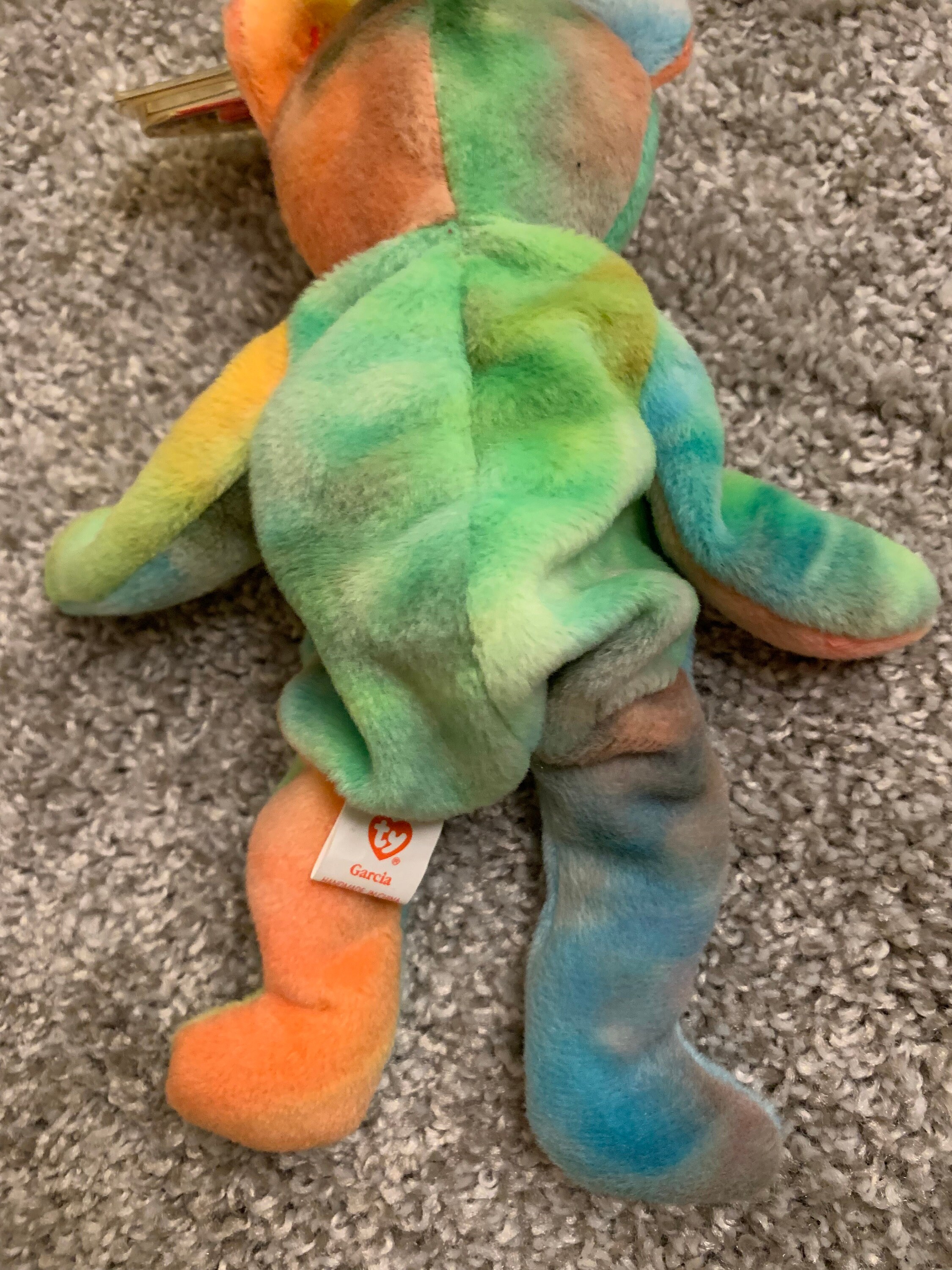 Garcia Bear-- Rare Original Beanie Baby - Etsy