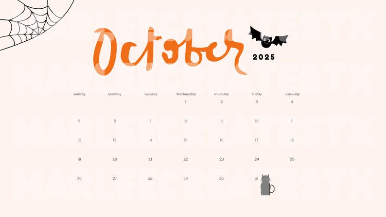 2025 FULL YEAR 12mo Desktop Wallpapers - Etsy