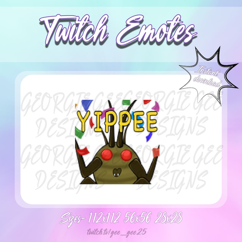 Lethal Company Loot Bug Yippee Twitch Emote - Etsy