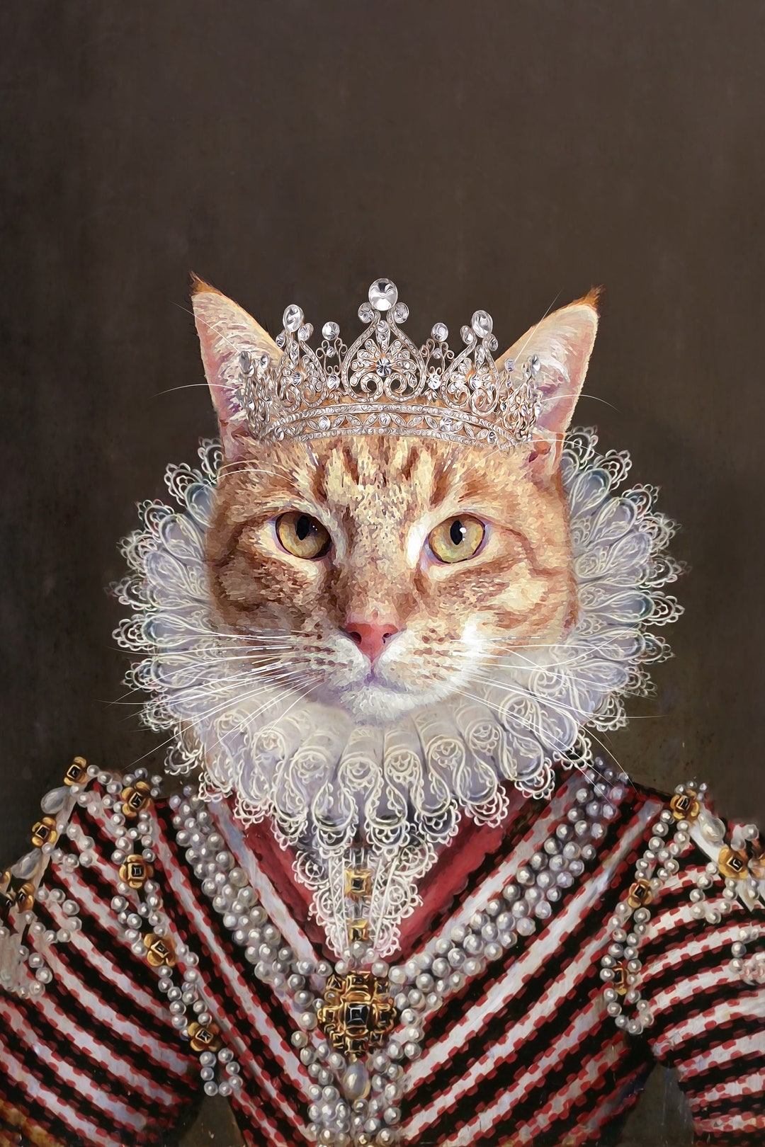 Personalized Pet Portrait, Realistic Custom Pet Portrait, Portriat for ...