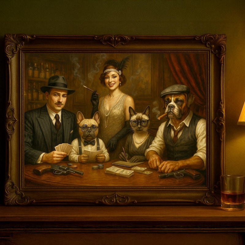 1920s Custom Portrait - Etsy