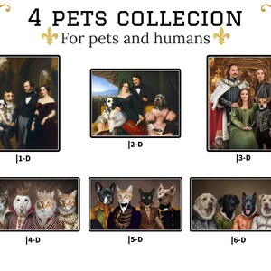 Custom Royal Cat Portrait, Royal Dog Portrait From Photo, Mother's Day ...