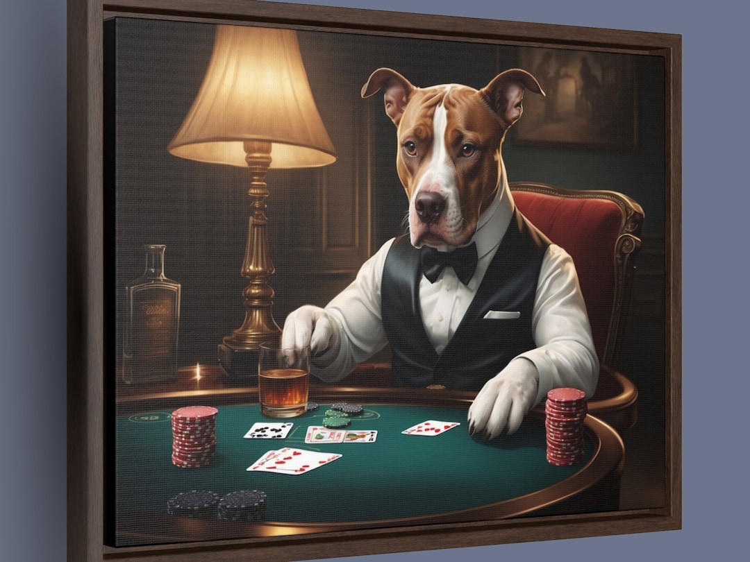 Personalized Dog Portrait, Custom Dog Portrait, Mafia Dog Portrait, Pet ...