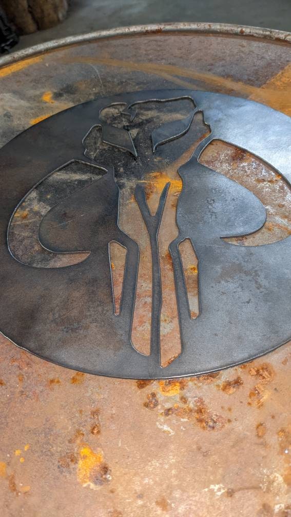 Star Wars Mandalorian Mythosaur Metal Plaque Sign Boba Fett - Etsy