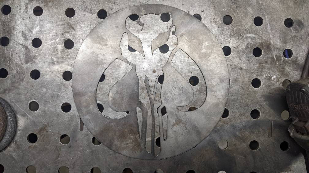 Star Wars Mandalorian Mythosaur Metal Plaque Sign Boba Fett - Etsy