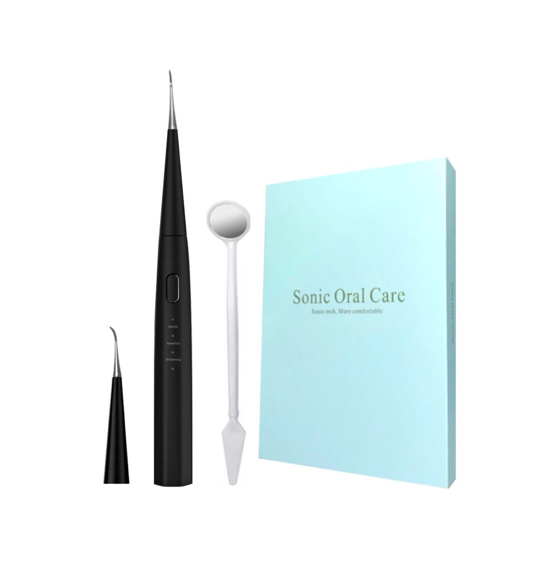 Electric Ultrasonic Teeth Cleaner Set Dental Plaque Remover 3 Modes - Etsy