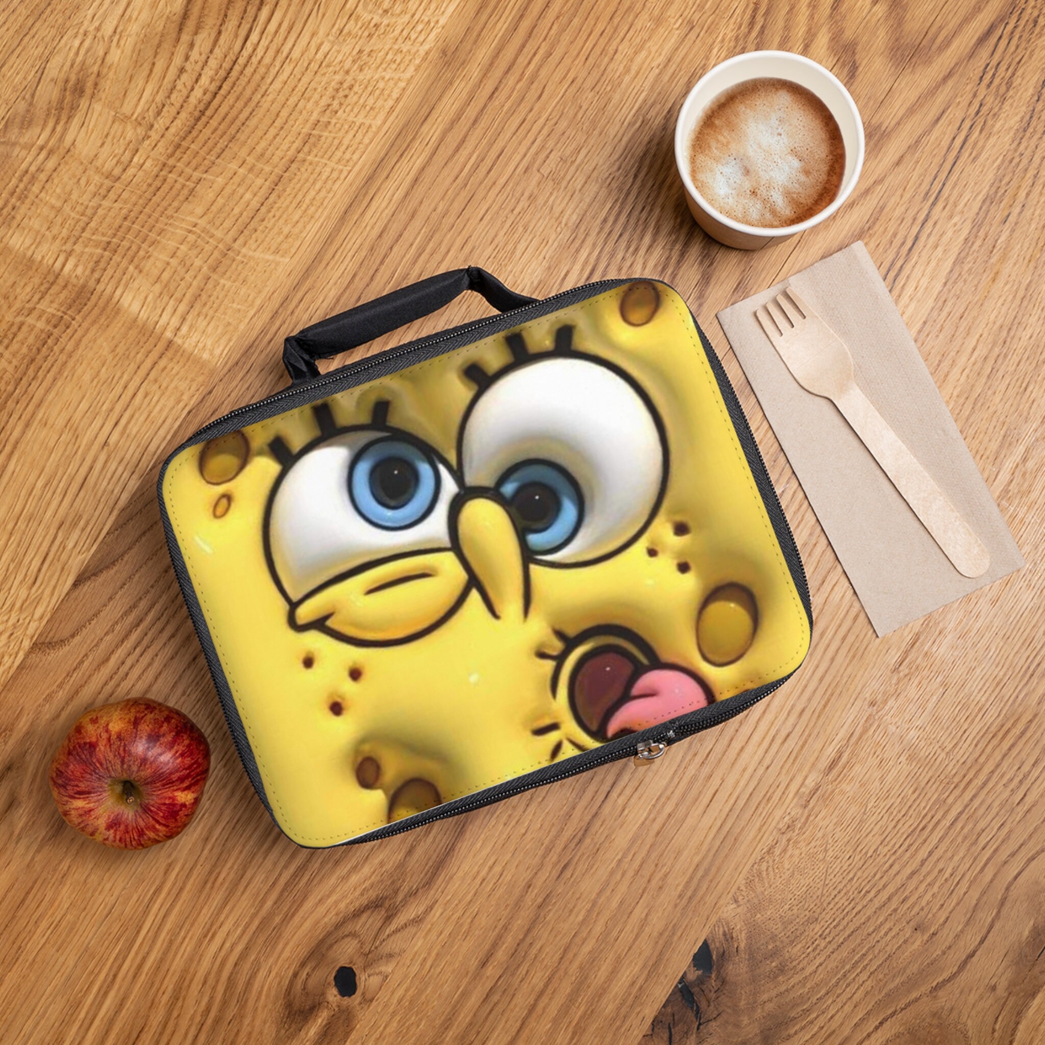 Mr. Sponge Lunch Bag Kids Lunch Bag School Lunch Bag - Etsy