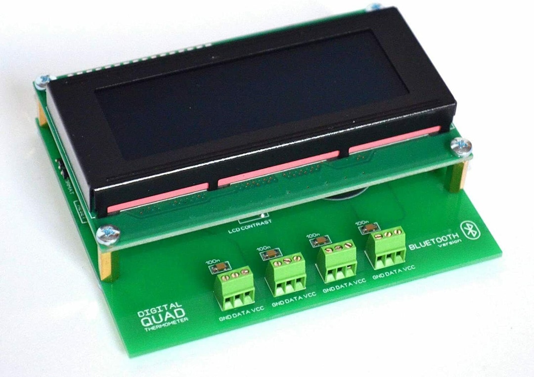 4ch Temperature Data Logger Recorder Rtc 55125 C Compatible Ds18b20 Wireless Etsy 