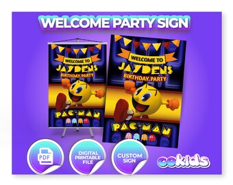 Pac Man Birthday Party | Etsy