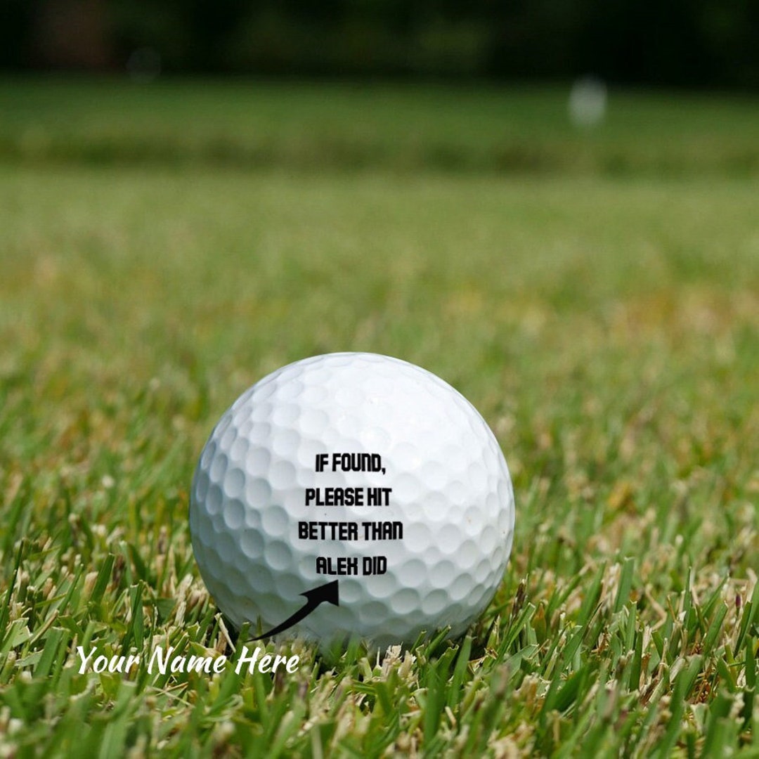 Custom Golf Ball Printing Text Printing Golf Balls Custom - Etsy