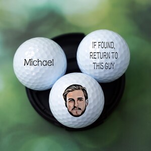 Portrait on Golf Ball, Portrait From Photo, Funny Golf Balls ...