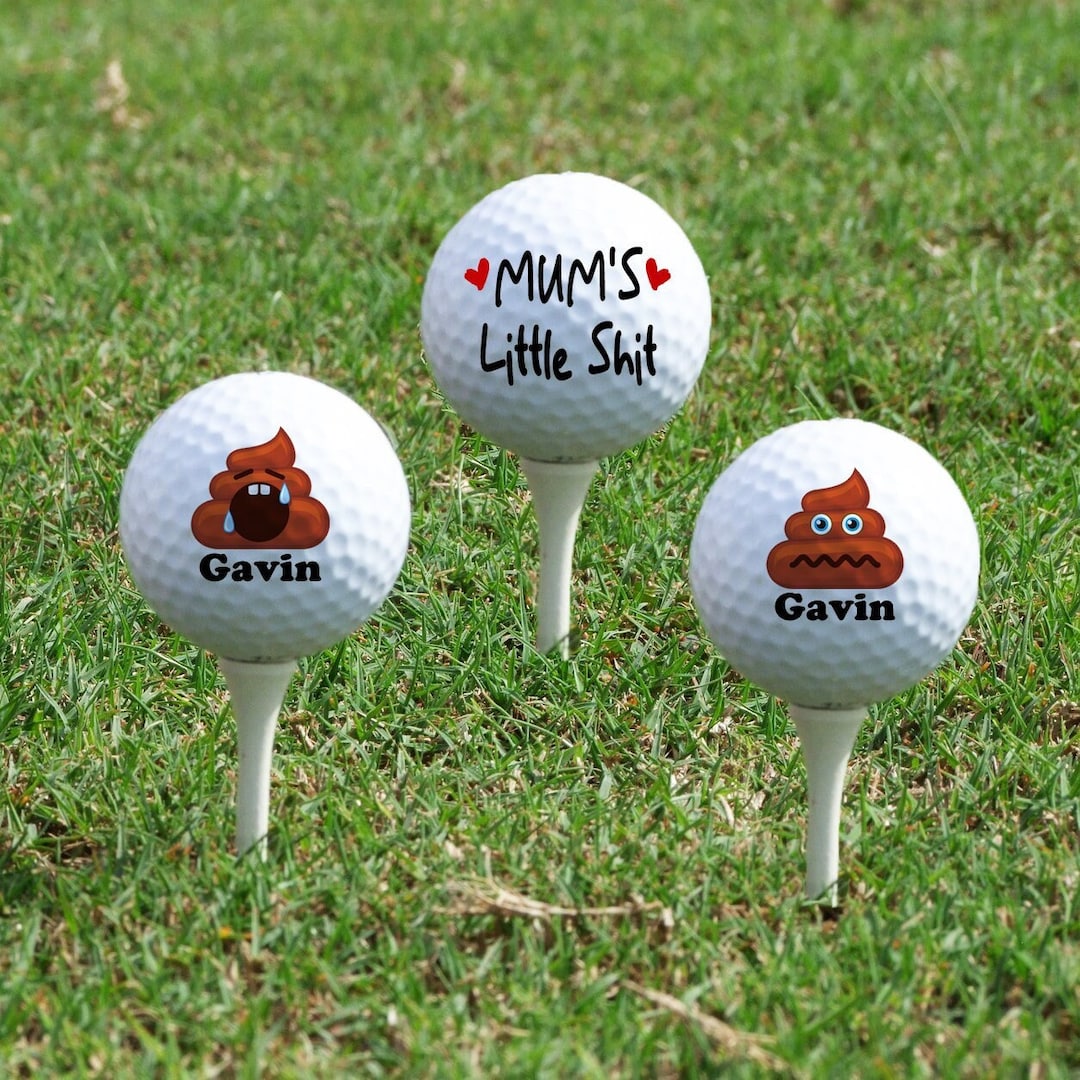 Funny Golf Balls, Golf Gift, Personalized Golf Balls, Custom Golf Balls ...