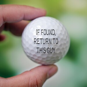 Portrait on Golf Ball, Portrait From Photo, Funny Golf Balls ...