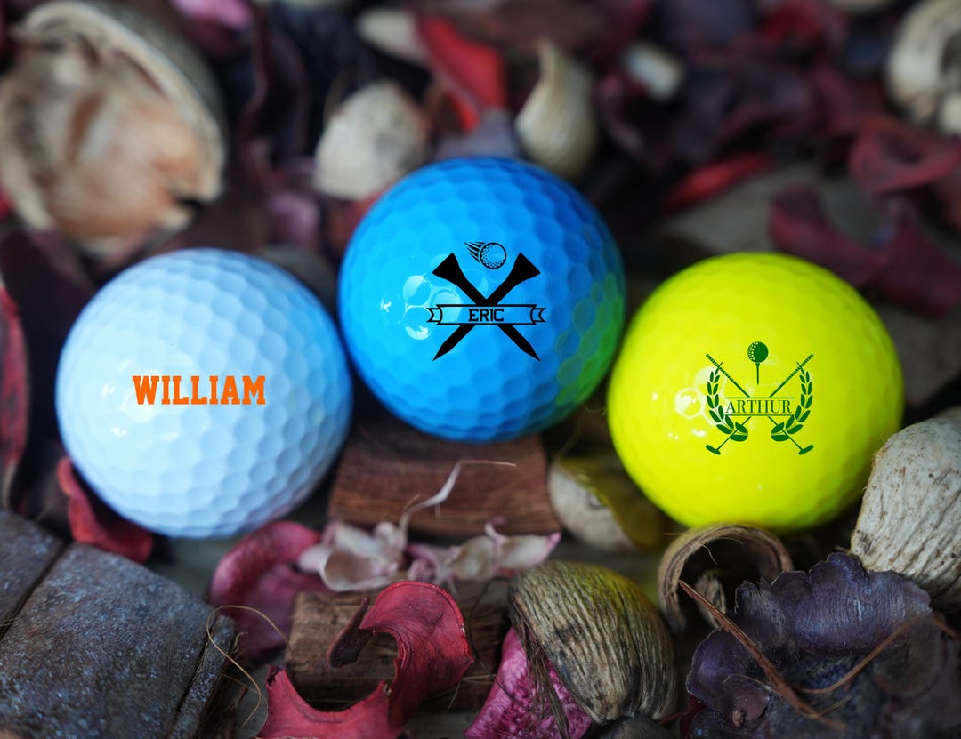 Personalized Colored Golf Balls, Custom Golf Ball Set, Photo Printing ...