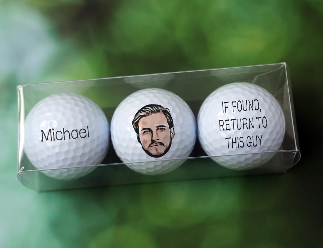 Portrait on Golf Ball, Portrait From Photo, Funny Golf Balls ...