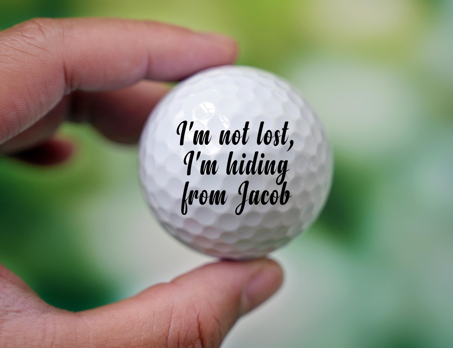 I Am Not Lost Custom Golf Balls, Text Printing Golf Balls, Personalized ...