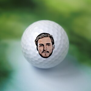 Portrait on Golf Ball, Portrait From Photo, Funny Golf Balls ...
