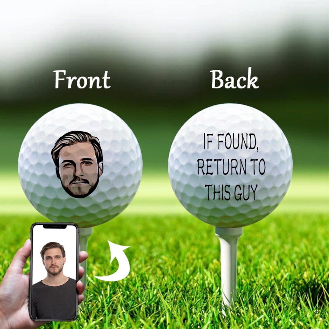 Portrait on Golf Ball, Portrait From Photo, Funny Golf Balls ...
