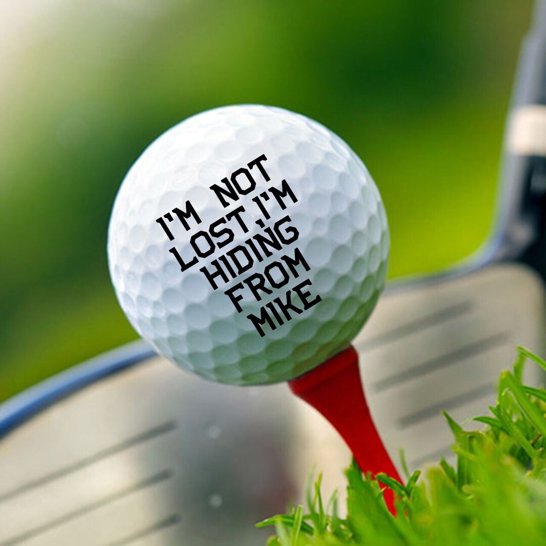 Personalized Golf Gift, Custom Golf Balls, Text Printing Golf Balls ...