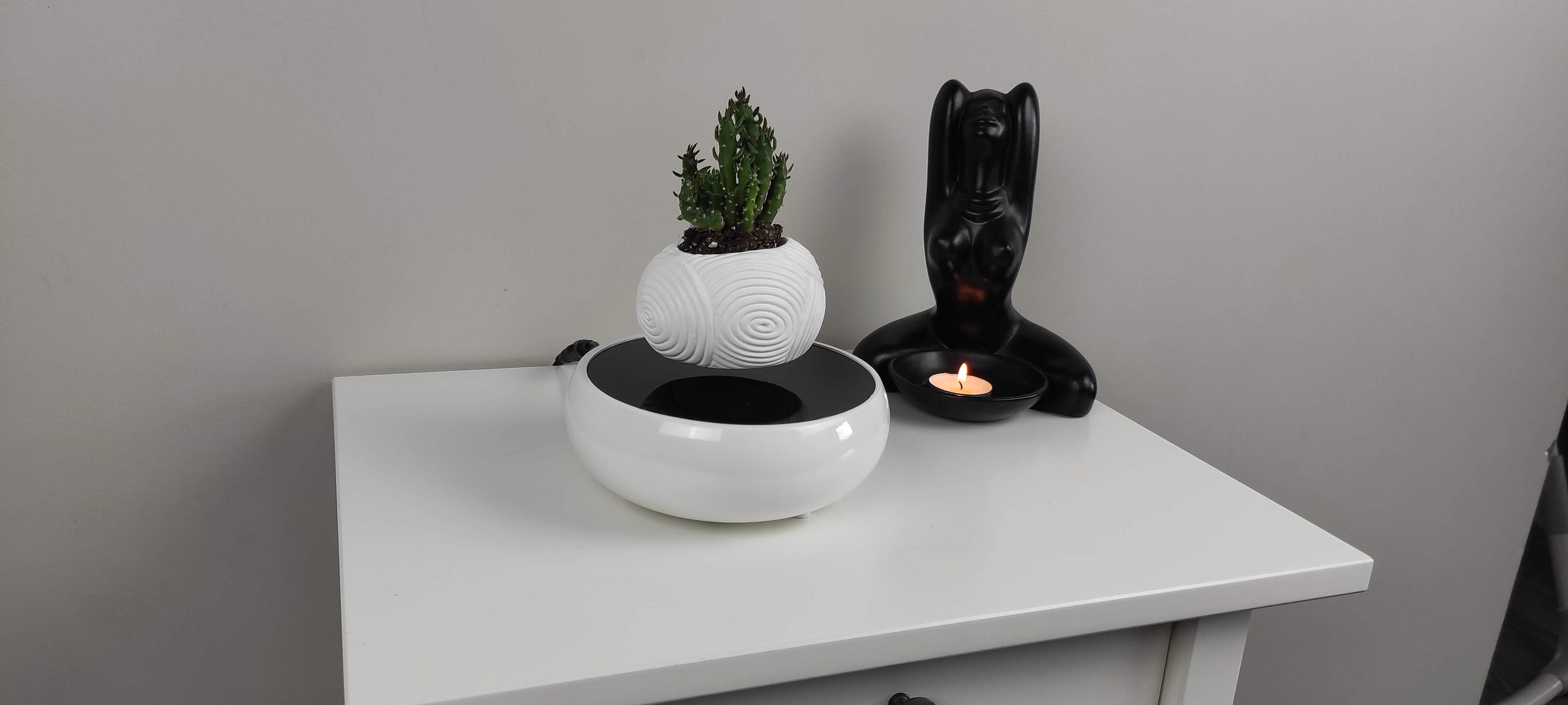 Flying Plant Pot - Floating Plant Pot - Levitating Plant Pot ...