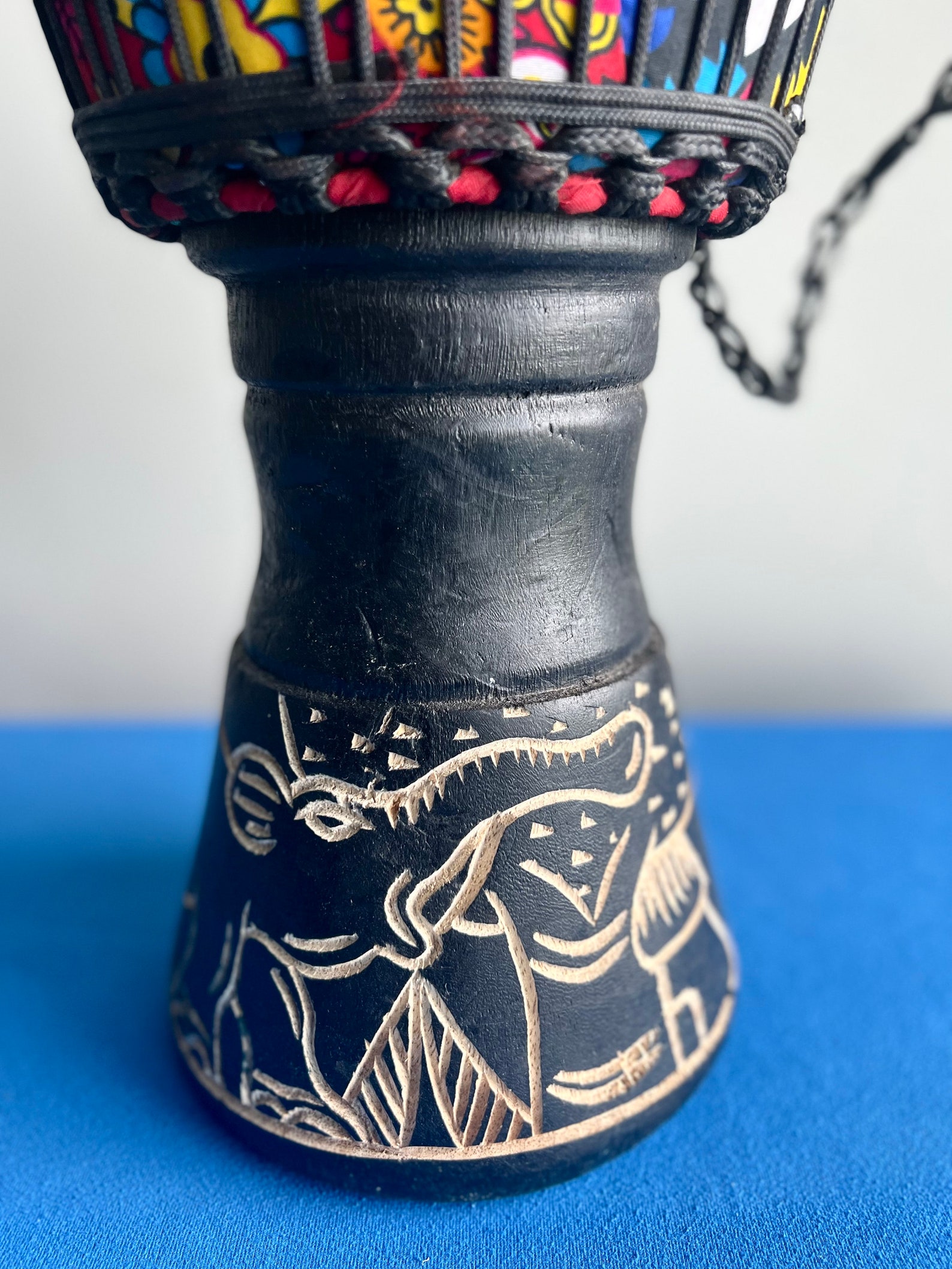 Handmade African Djembe Drum – African Art, Woodwork, African Drum ...