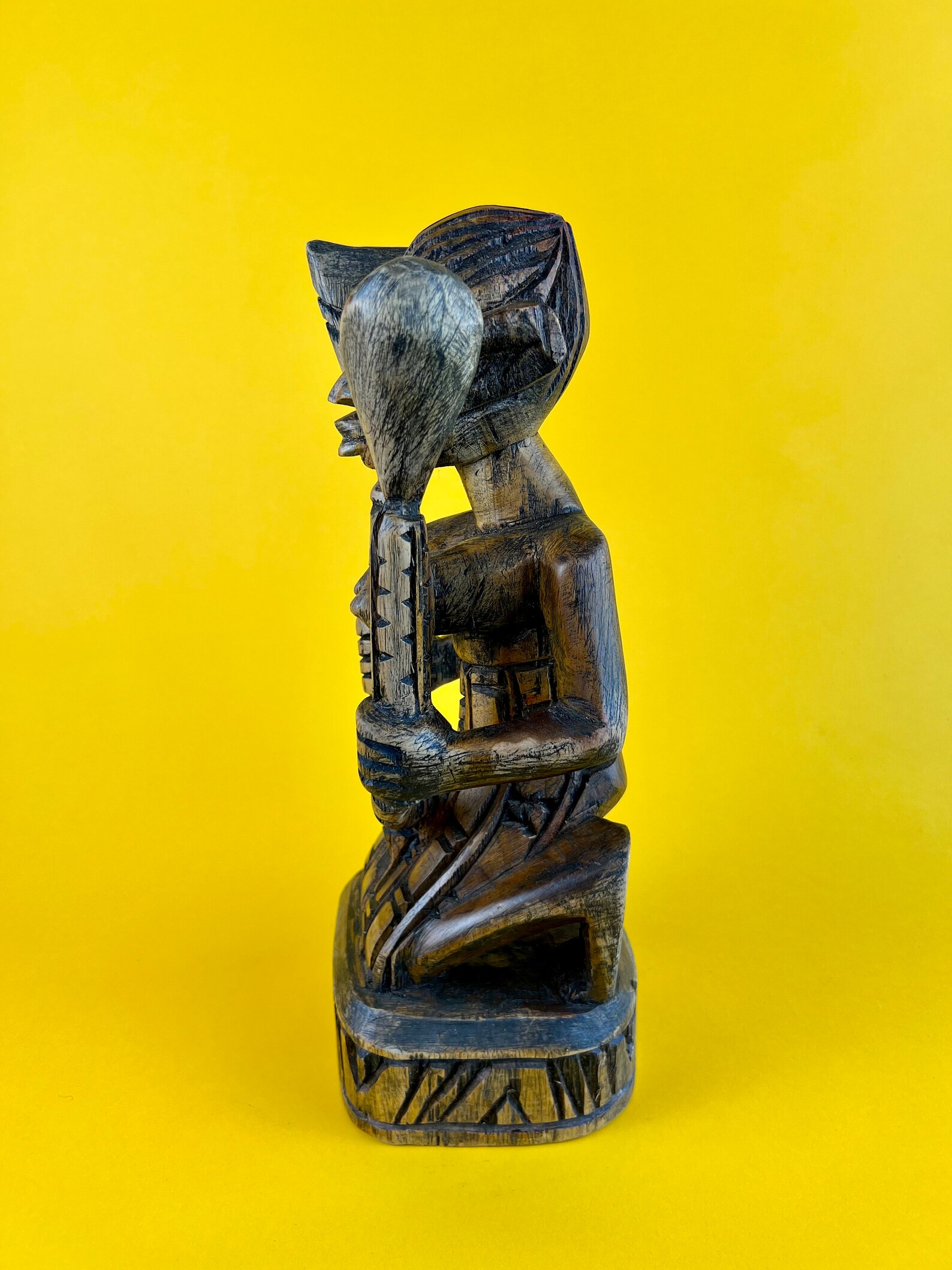 Wood Sculpture of Orisha Oya African Art, Warrior Queen, Woodwork, Home ...