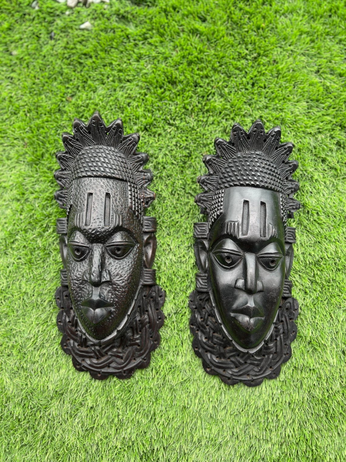 Authentic Benin FESTAC Mask: African Art Handmade Home - Etsy