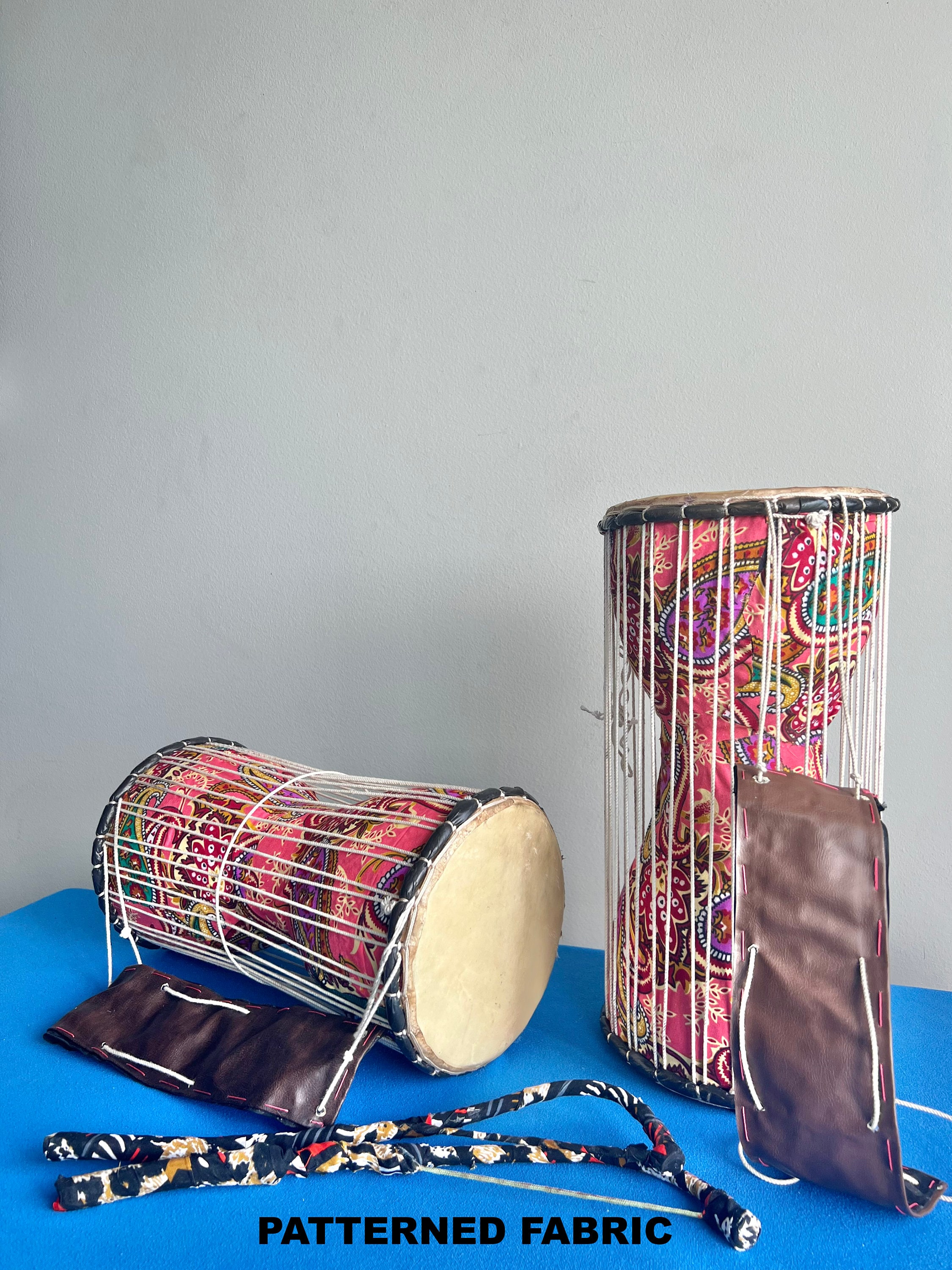 Traditional Talking Drum – African Art, Handmade, Leatherwork, African ...