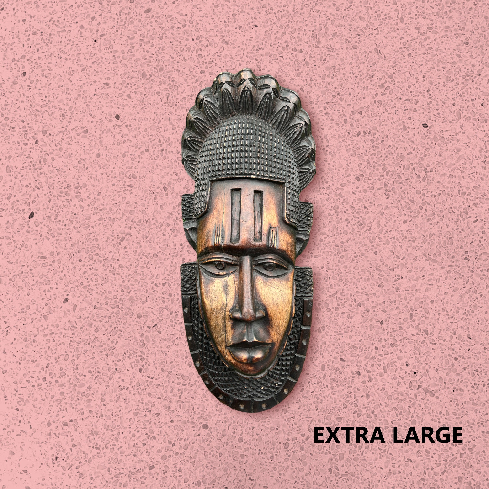 Authentic Benin FESTAC Mask: African Art Handmade Woodwork - Etsy