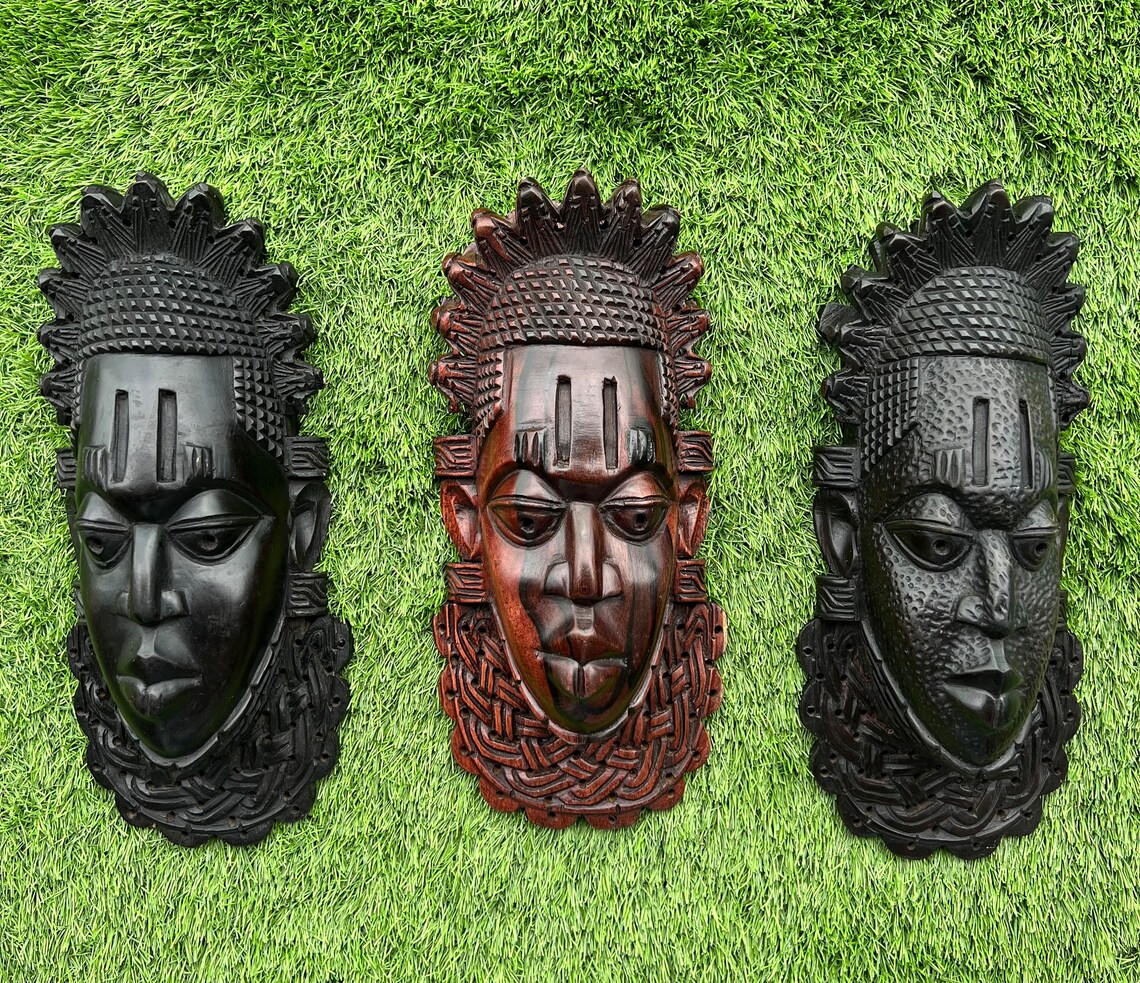 Authentic Benin FESTAC Mask: African Art Handmade Home - Etsy