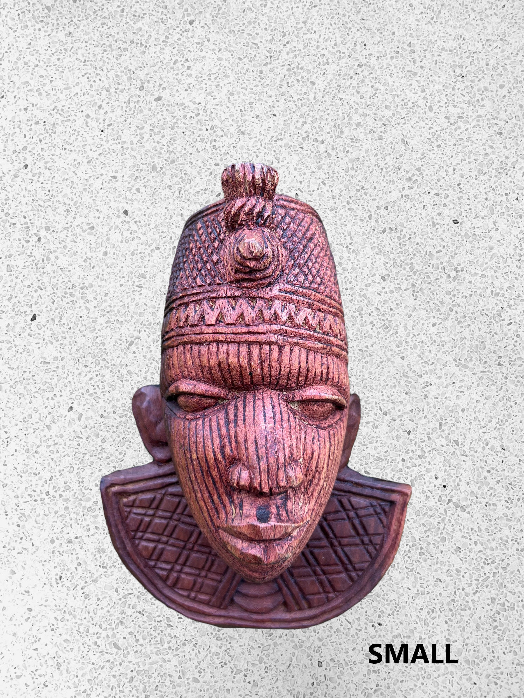 Authentic Handmade King Mask African Art Woodwork - Etsy