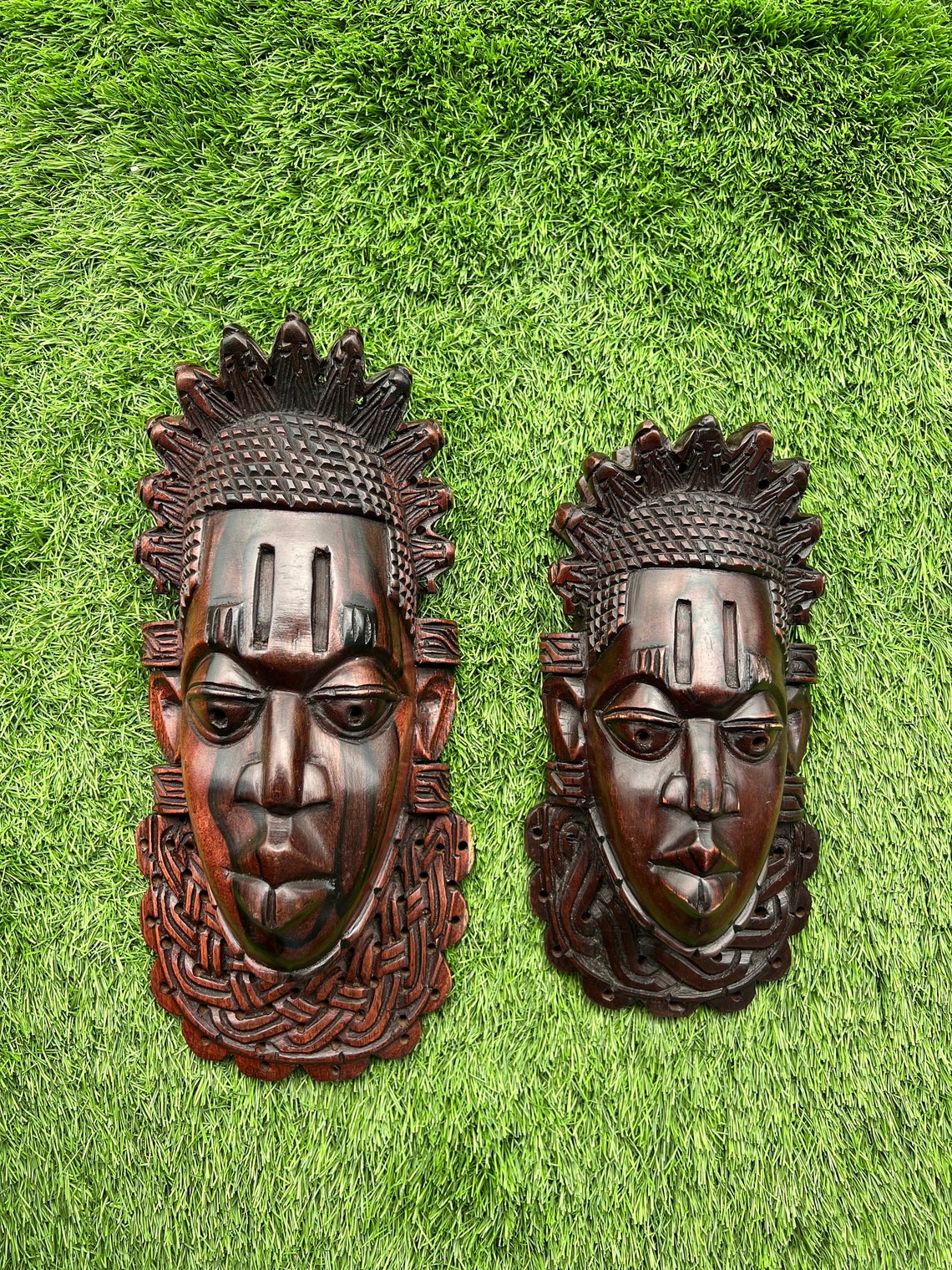 Authentic Benin FESTAC Mask: African Art Handmade Home - Etsy