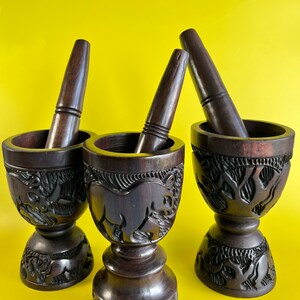 Wildlife Mortar and Pestle – Handmade, African Art, Traditional ...