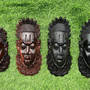 Authentic Benin FESTAC Mask: African Art, Handmade, Home Décor, Wall ...