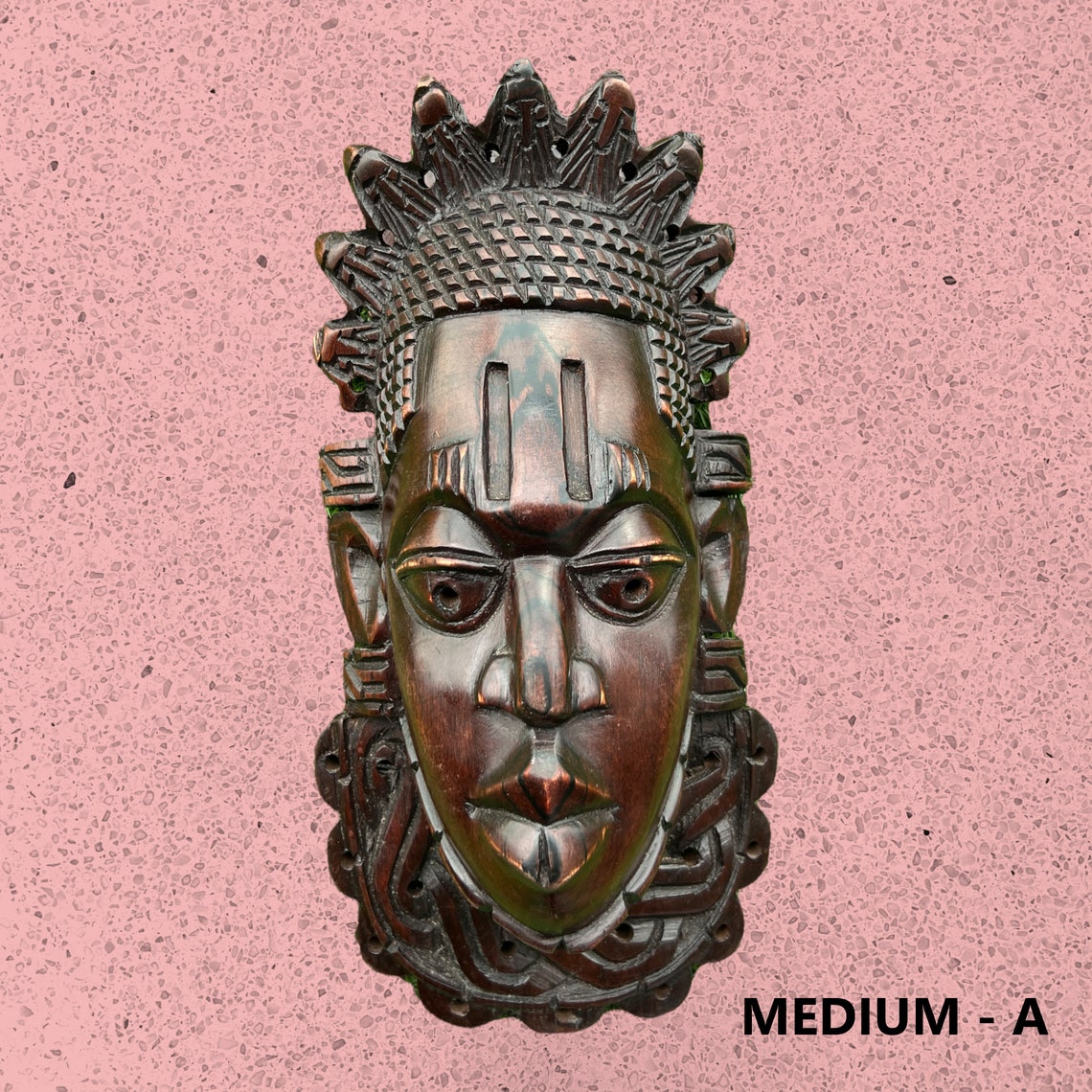 Authentic Benin FESTAC Mask: African Art, Handmade, Home Décor, Wall ...