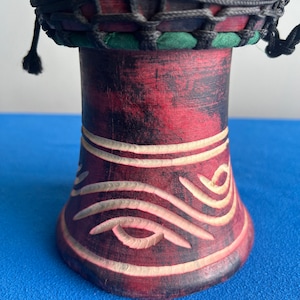 Handmade African Djembe Drum – African Art, Woodwork, African Drum ...