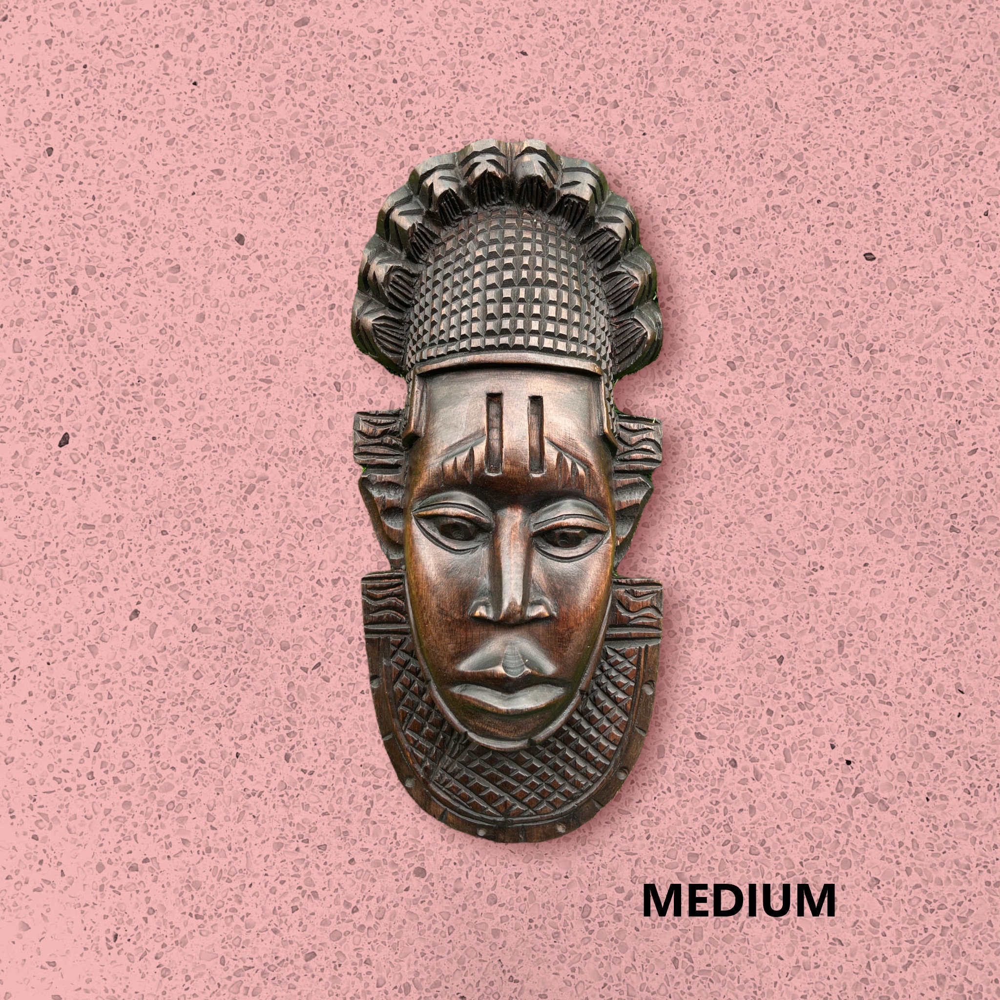 Authentic Benin FESTAC Mask: African Art Handmade Woodwork - Etsy