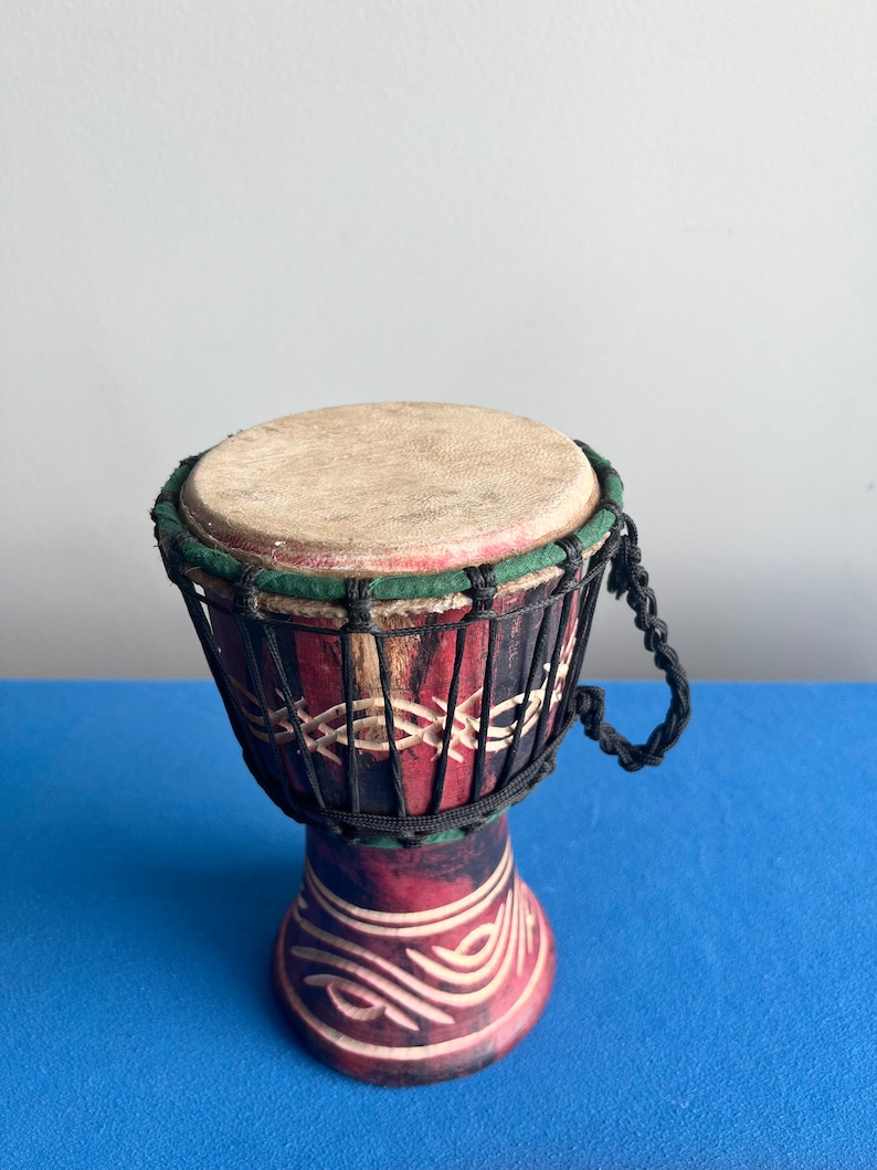 Handmade African Djembe Drum – African Art, Woodwork, African Drum ...