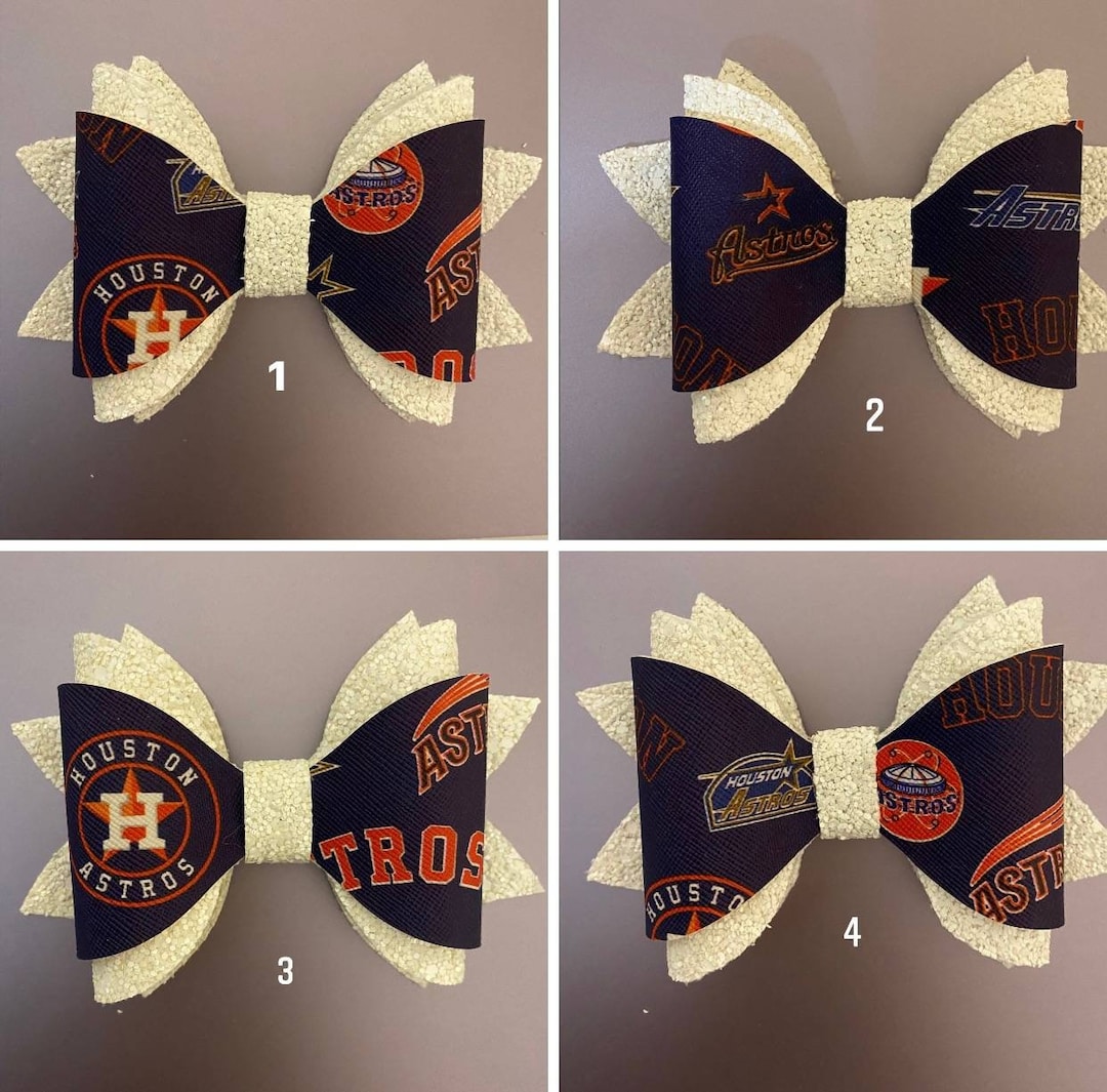 Houston Astros Bows - Etsy