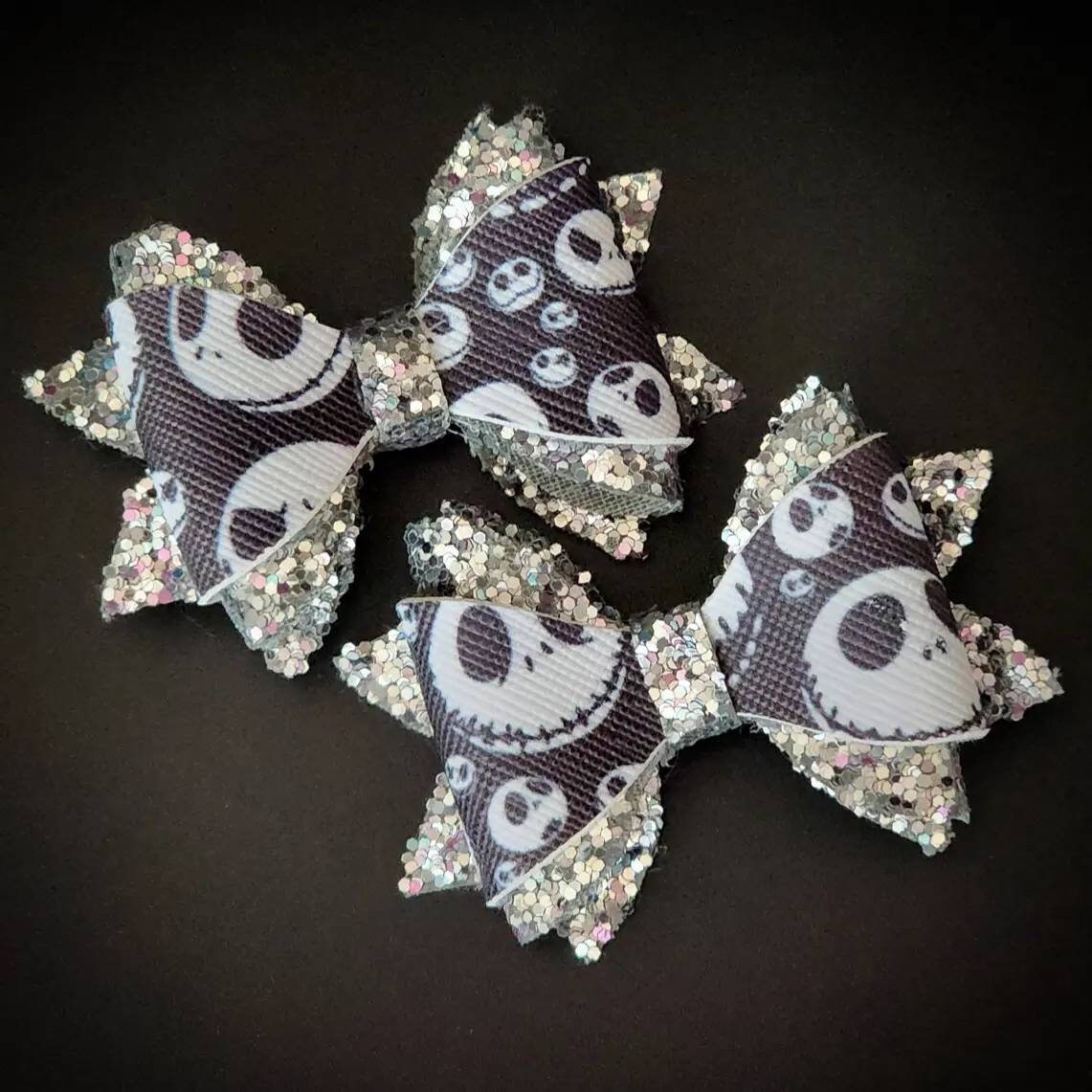 Jack Skellington Bow - Etsy